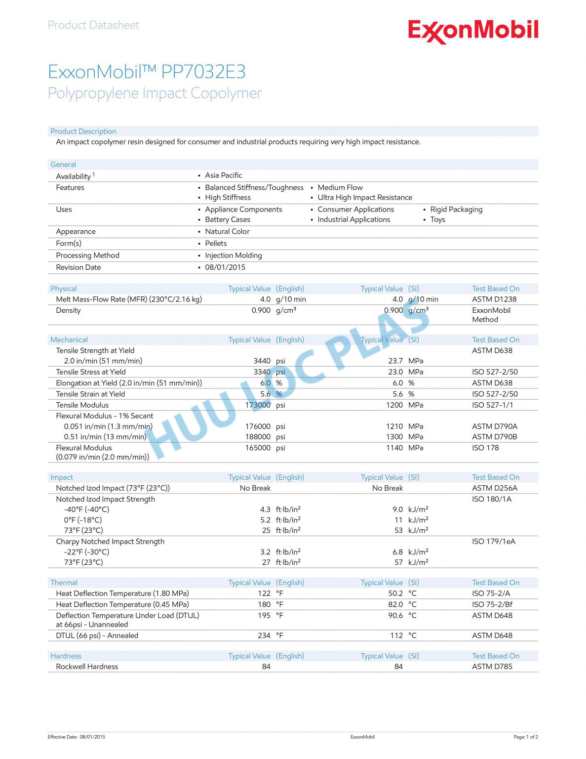 Hạt Nhựa PP Block 7032E3. Hạt nhựa PP Block 7032E3 - Nhựa Hữu Lộc